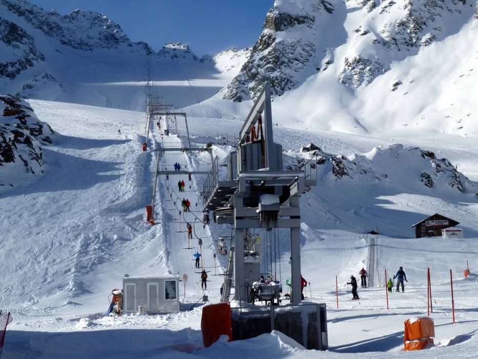 Skigebied Pitztaler Gletscher (Pitztal-gletsjer) - skiën Pitztaler ...